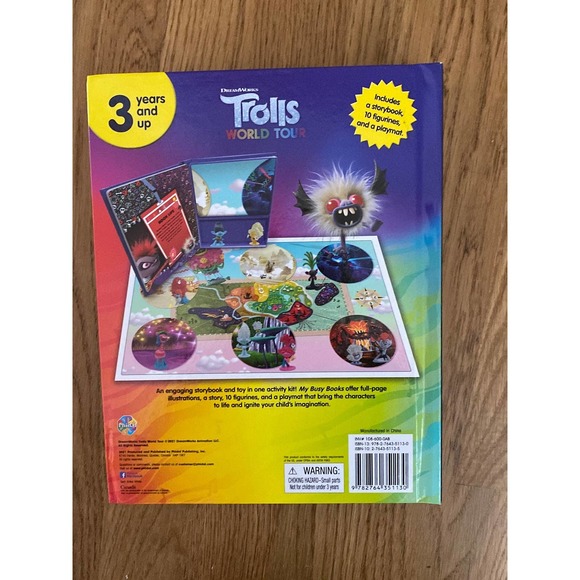 Dreamworks Animation | Games | Trolls World Tour Busy Book With ...